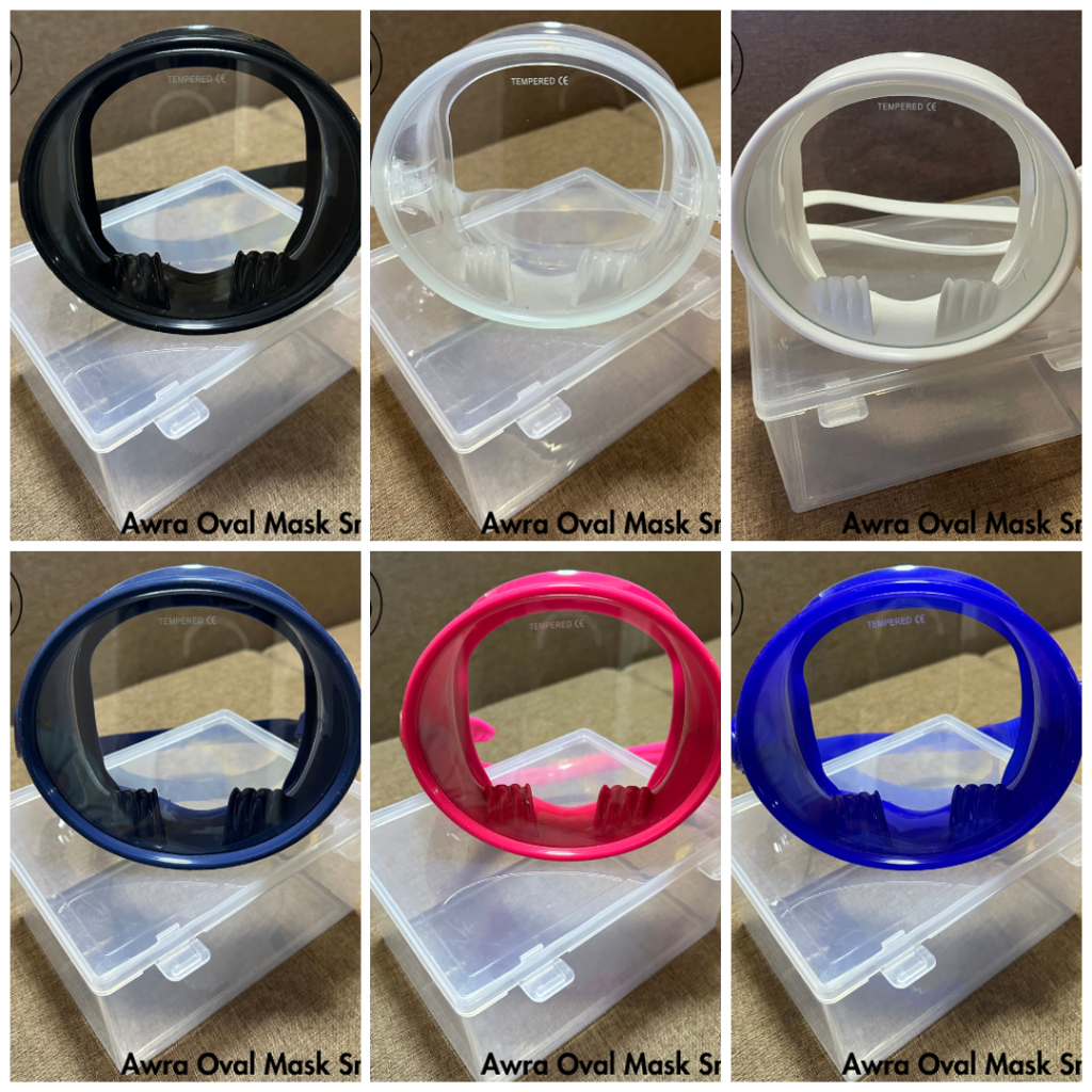 Awra Oval Mask Small V3 - Fins To Go | Shopee Philippines