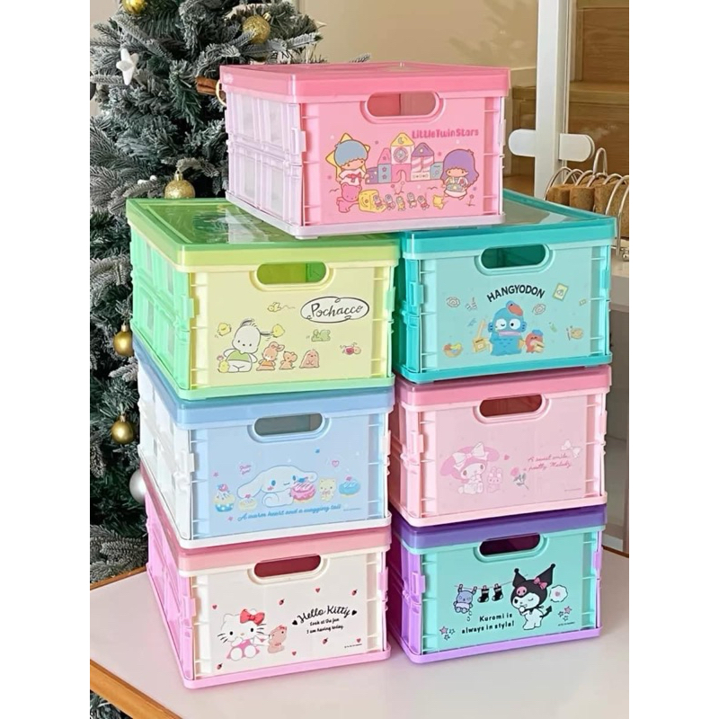 Medium Stackable Storage Box Cinnamoroll, Kuromi, My Melody, Hk ...