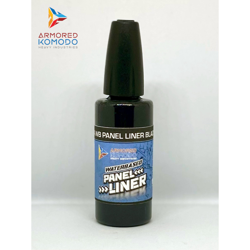 Waterbased Black Panel Liner PH884 30ml Armored Komodo Hobby Paint ...