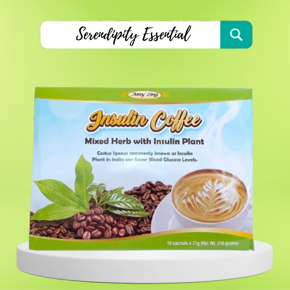 Amy'Zing Coffee Insulin Coffee Mixed Herb with Insulin Plant | Shopee ...