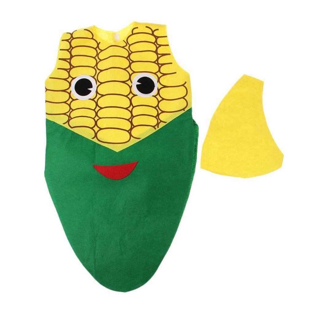Nutrition Month Corn Kids Costume Non-woven Fabric Fruit & Vegetables ...