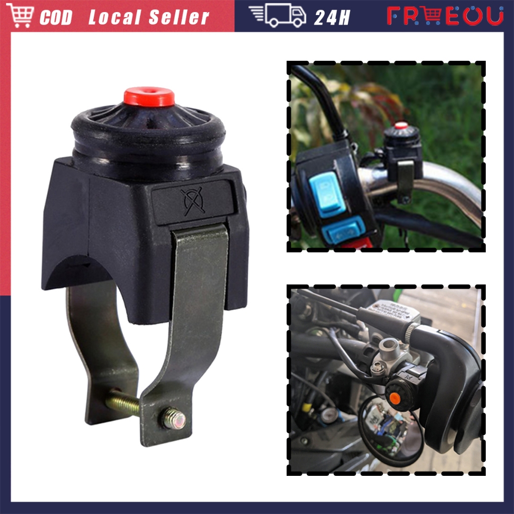 Motorcycle Kill Switch Red Push Button Horn Starter Red Push Button ...