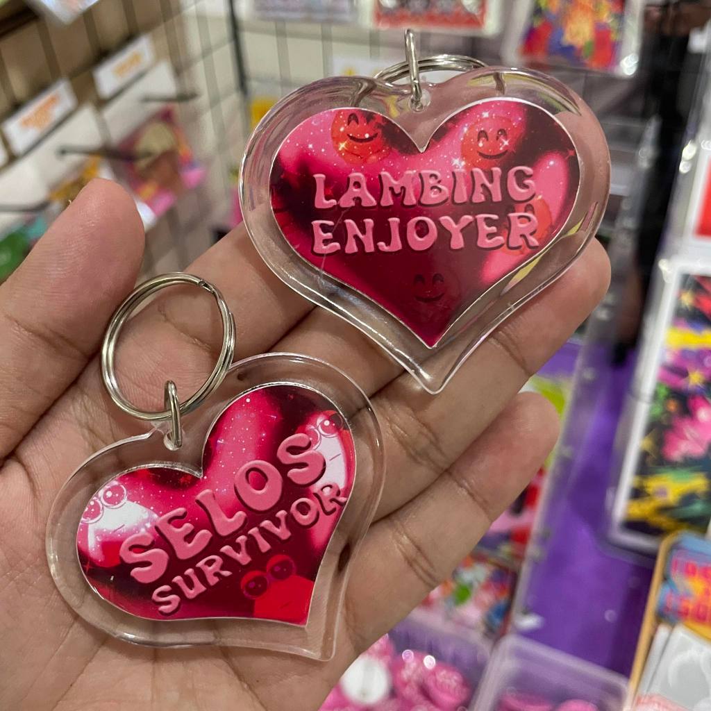 SAGOT SA SELOS AY LAMBING | LAMBING ENJOYER/ SELOS SURVIROR KEYCHAIN ...