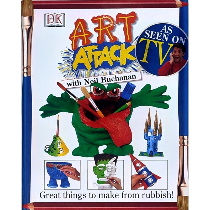 ART ATTACK BY NEIL BUCHANAN CHILDREN'S KIDS HARDCOVER BOOK | Shopee ...