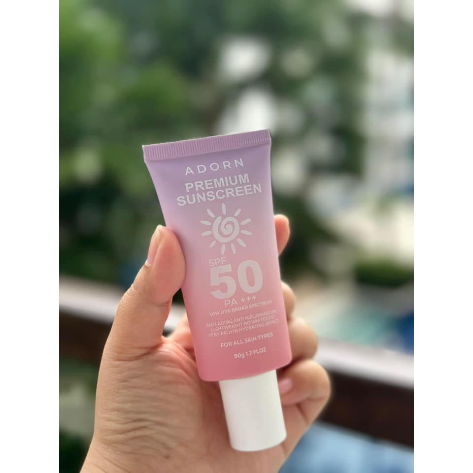 ADORN Premium Sunscreen 50g by Camille Trinidad | Shopee Philippines