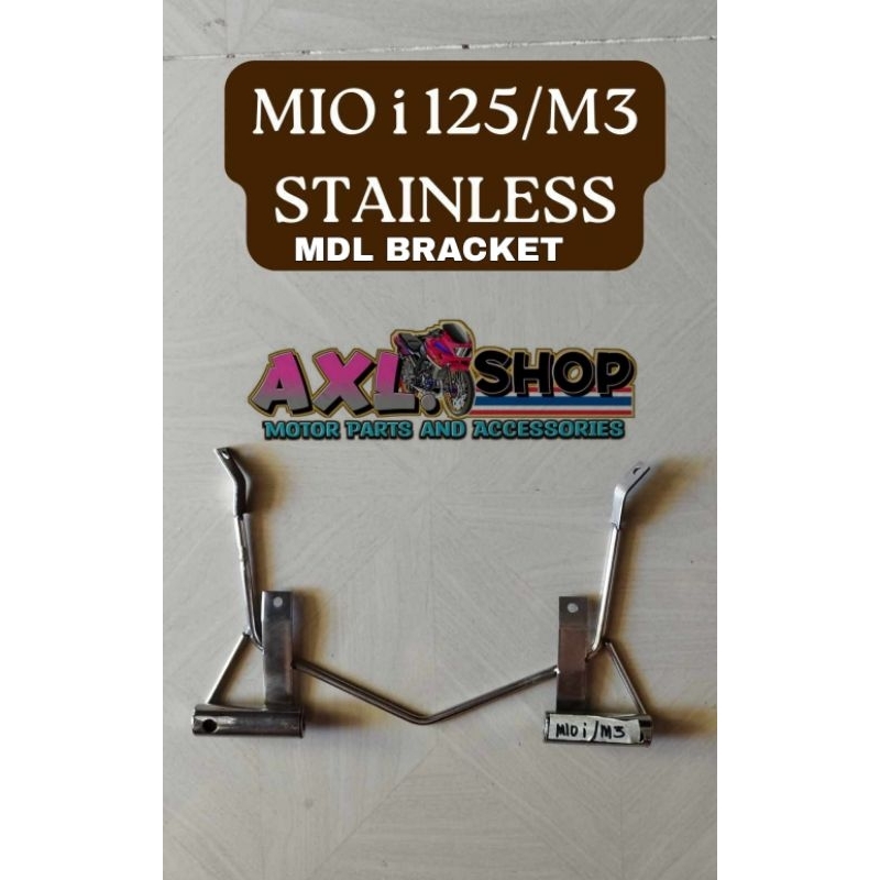 MIO i125/M3 MDL BRACKET STAINLESS 304 MINI DRIVING LIGHT BRACKET MIO ...