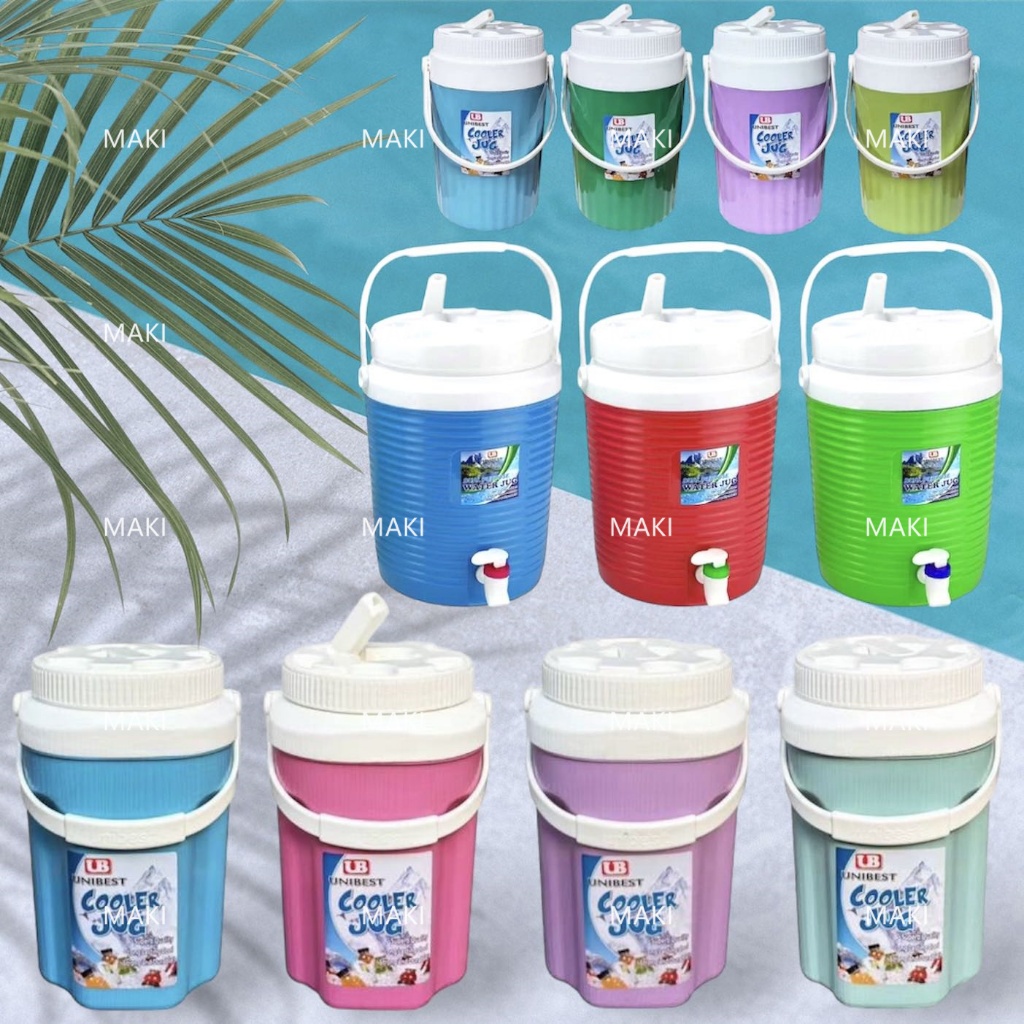 Insulated water jug with faucet water cooler jug ice bucket unibest ...