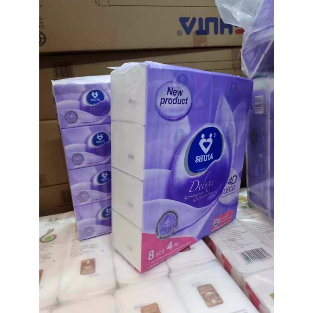 4D Eco Embossing Process Deluxe Tissue Box Shuta 500's S-0037 Good ...