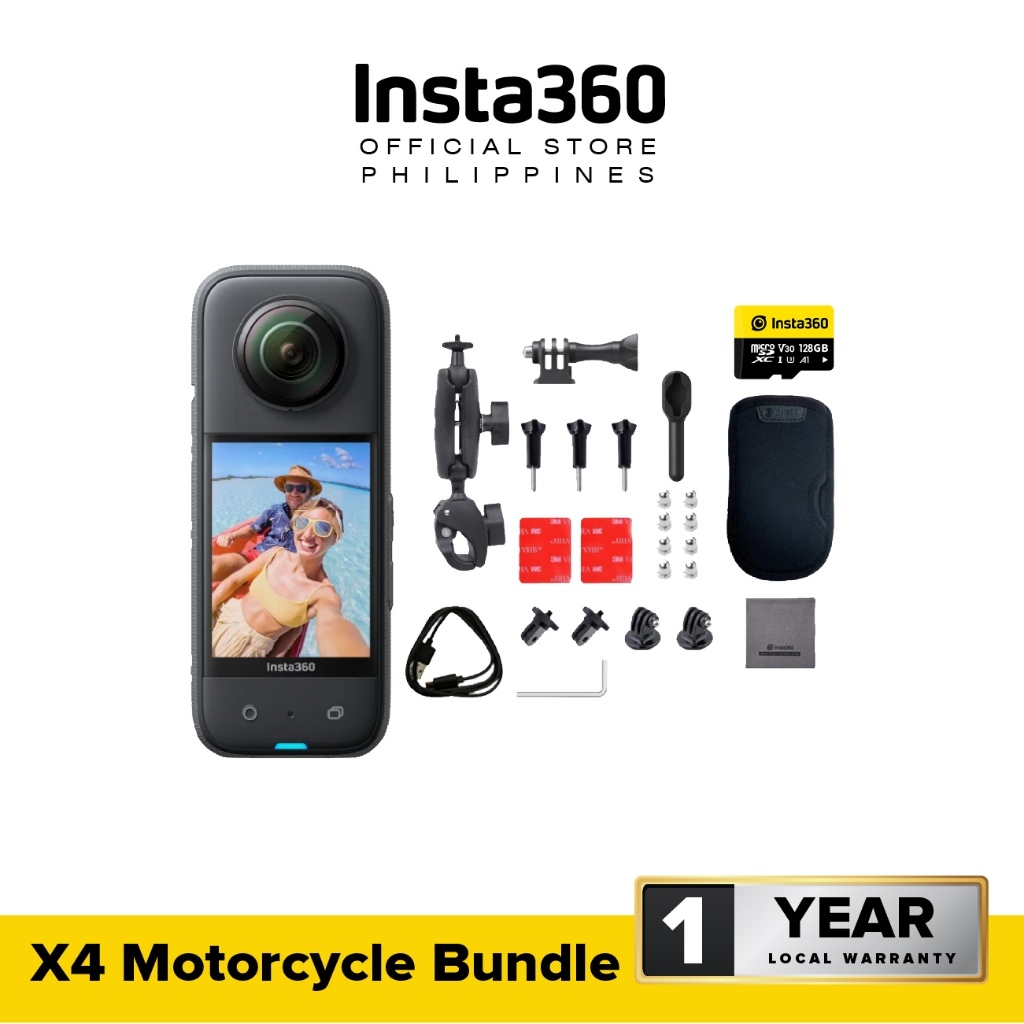 Insta360 X4 Waterproof Action Camera with 8K Resolution and 360° Active ...