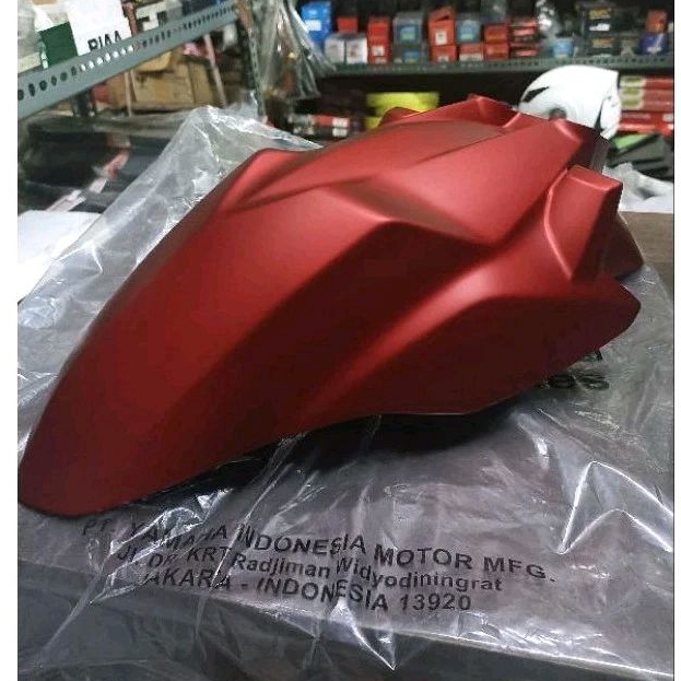 FRONT FENDER YAMAHA MIO GRAVIS 125 MATT RED B5D-F1511-00-P5 ORIGINAL ...