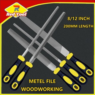 Redtool 1PCS 8/ 12 inch Steel file Woodworking Rasp Files Polished File ...