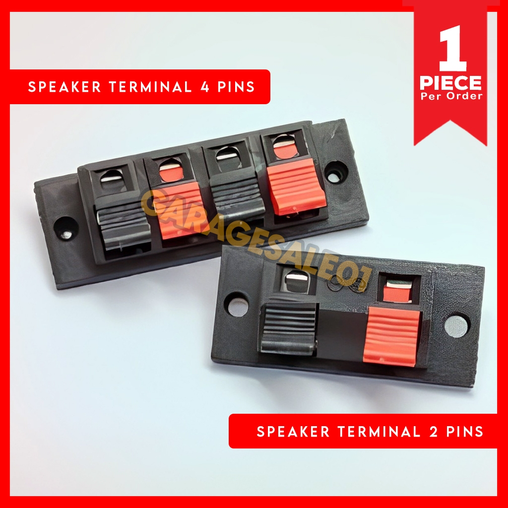 SPEAKER TERMINAL 4 PINS AND 2 PINS PUSH SPRING TYPE | Shopee Philippines