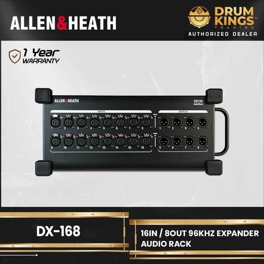 Allen & Heath DX168 Portable DX Expander for dLive Mixing Systems (16 ...