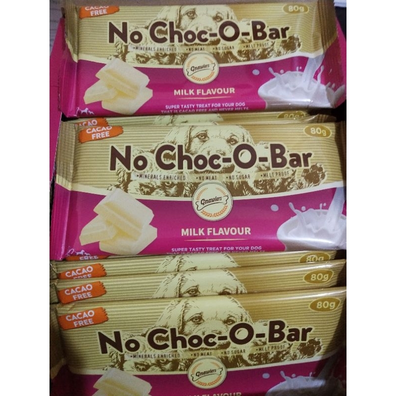 GNawLeRs No Choc - O - BaR Dog Treats (Milk Flavour 80grms , Chicken ...