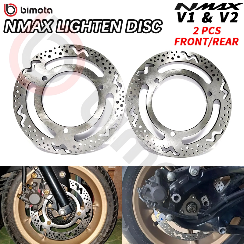 Bimota Nmax V1/V2 Lighten Disc Brake Set For Nmax 155/Aerox V1/V2 3.5mm Nmax DiscPlate 2PCS ...