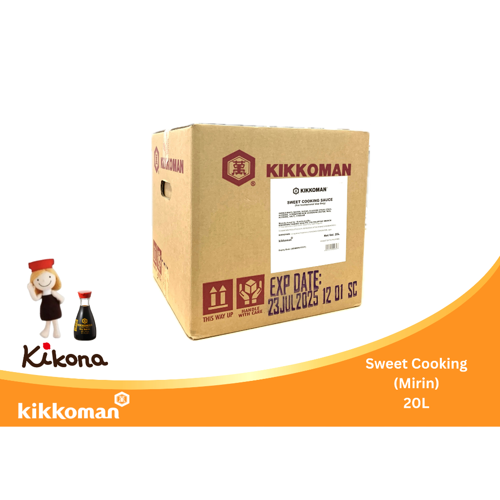 KIKKOMAN SWEET COOKING SAUCE (Mirin style seasoning) 20L | Shopee ...