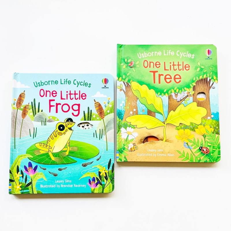 Usborne Life Cycles: One Little Frog / One Little Tree (Board Book ...