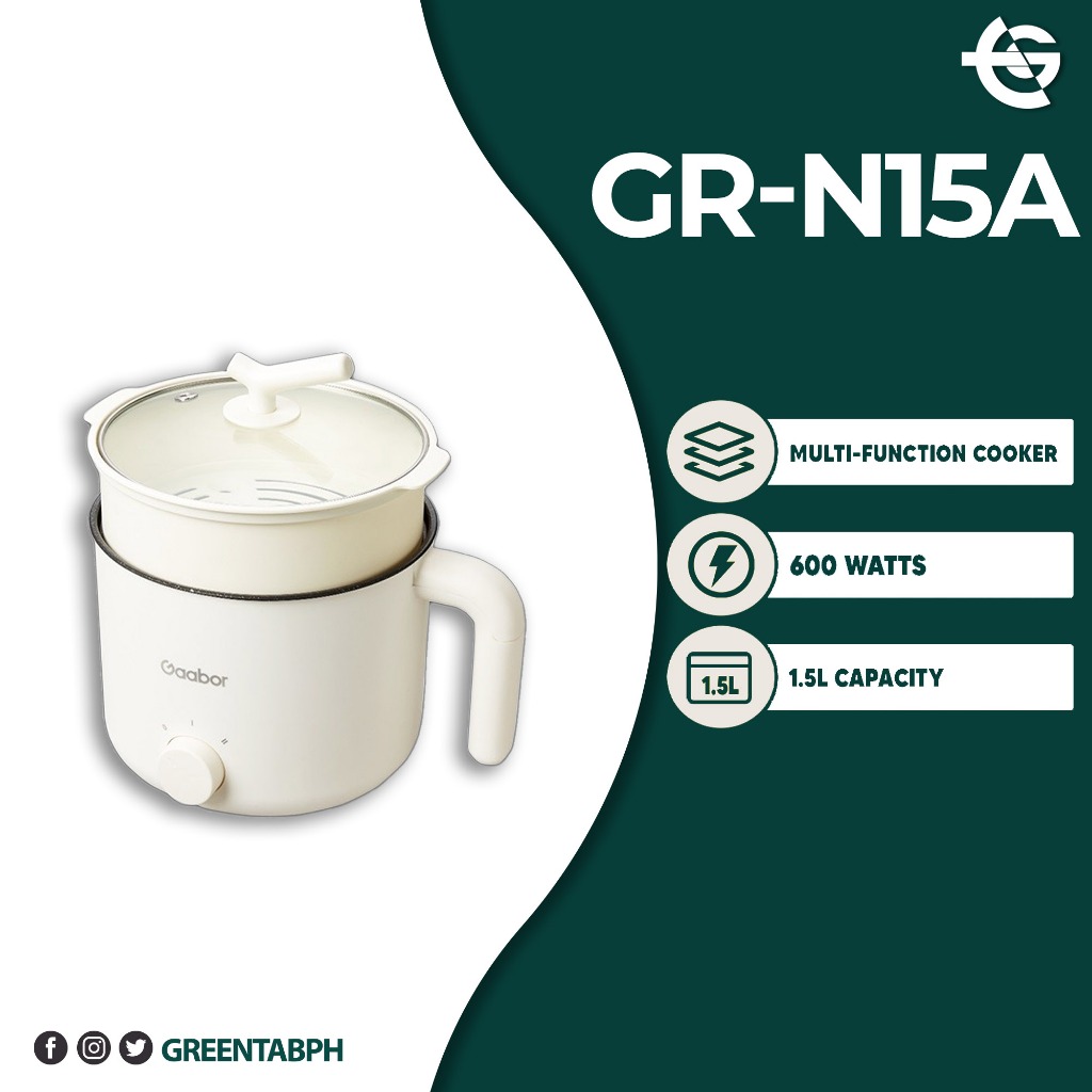 Gaabor Multi-function Cooker Non-Stick Inner Pot With Steamer (GR-N15A ...