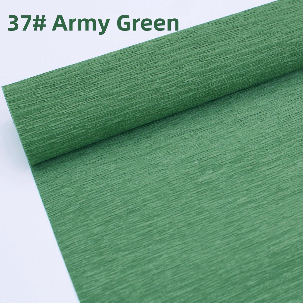 crepe paper pleated paper DIY handmade material paper thickened curl ...