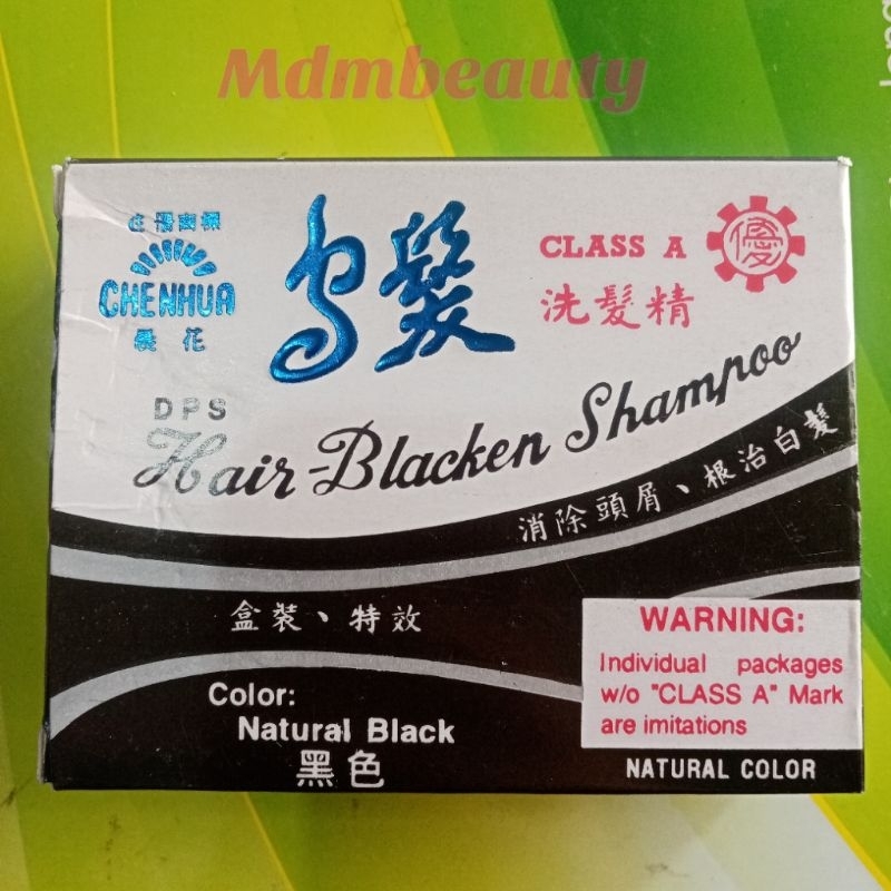 Hair Blacken Blackening Shampoo 1box 8sachets | Shopee Philippines