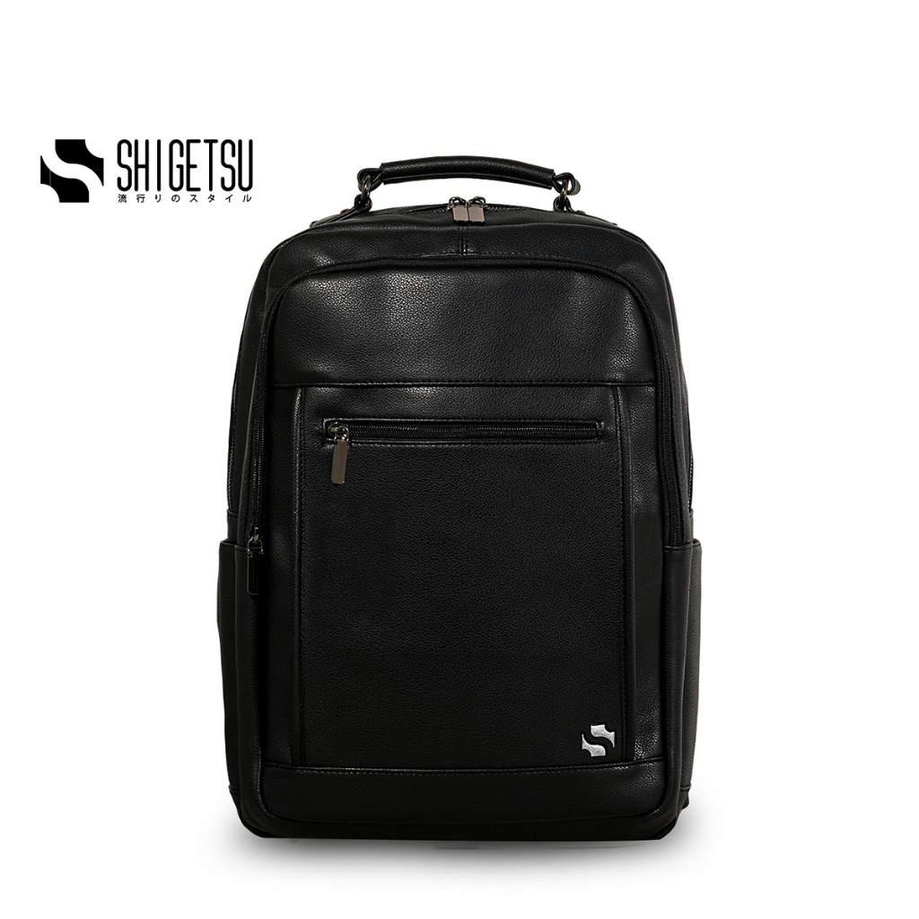 Shigetsu Leather Backpack Collection for Men Bag for School | Shopee ...