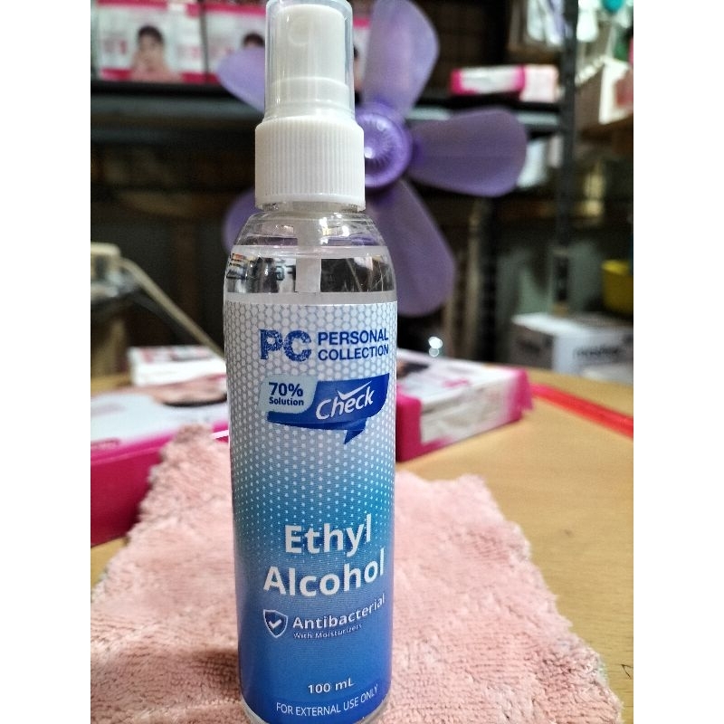 Personal Collection Check 70% solution Ethyl Alcohol antibacterial with ...