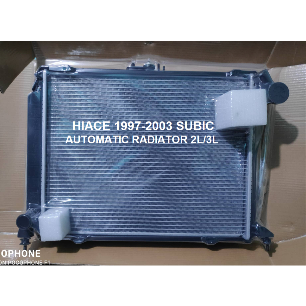 TOYOTA HIACE RADIATOR (SUBIC) AUTOMATIC TRANS.( 2L/3L/5L ) // ( 1KZ AT ...