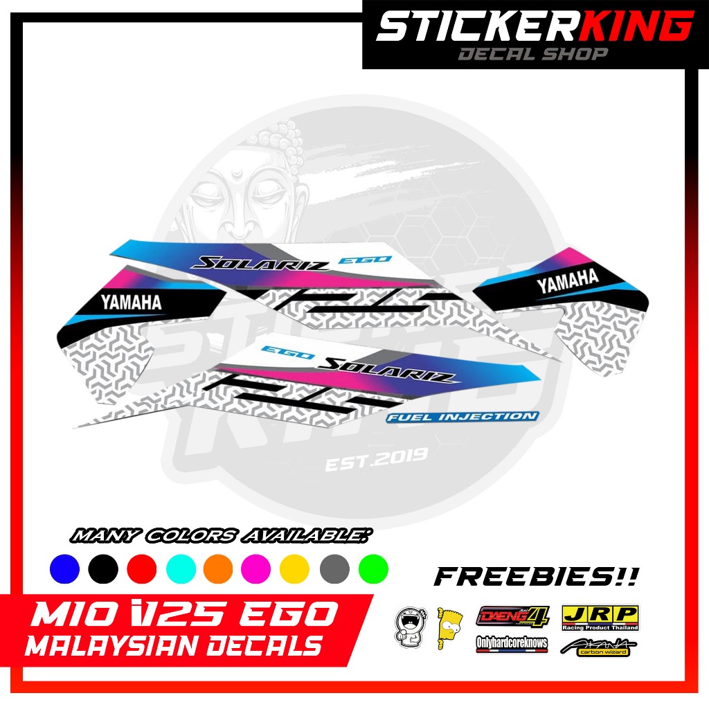 Mio i 125 Malaysian Decals ( Ver3 Ego Solariz ) Malaysia Concept ...