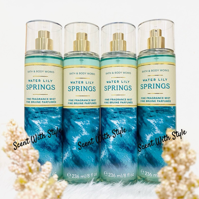 WATER LILY SPRINGS BBW Fin Fragrance Mist 236 ML | Shopee Philippines