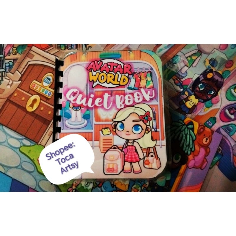 Avatar World Laminated Paperdolls Quiet Book | Shopee Philippines
