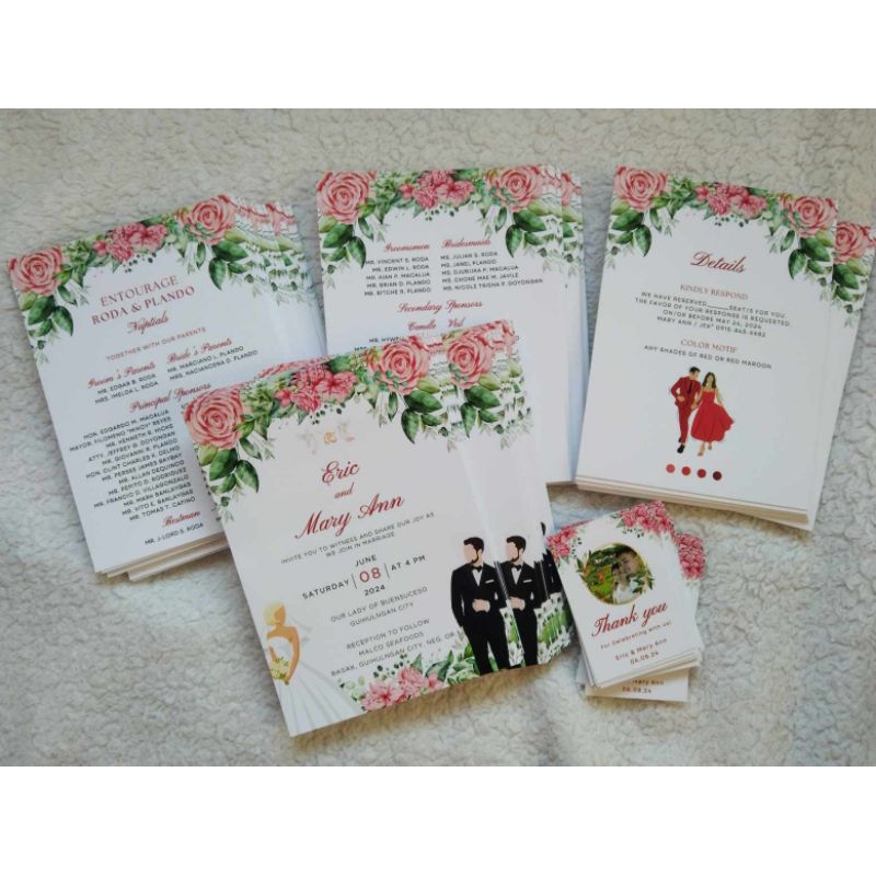 Wedding & Other Invitation (Print your Layout Here) | Shopee Philippines