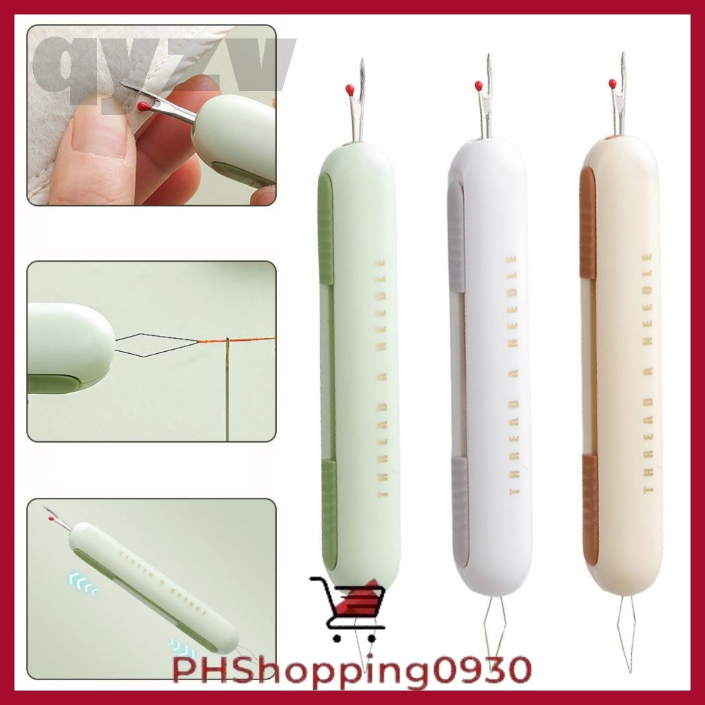 2 in 1 Needles Threader Seam Ripper for Sewing Threading Removal Tool ...