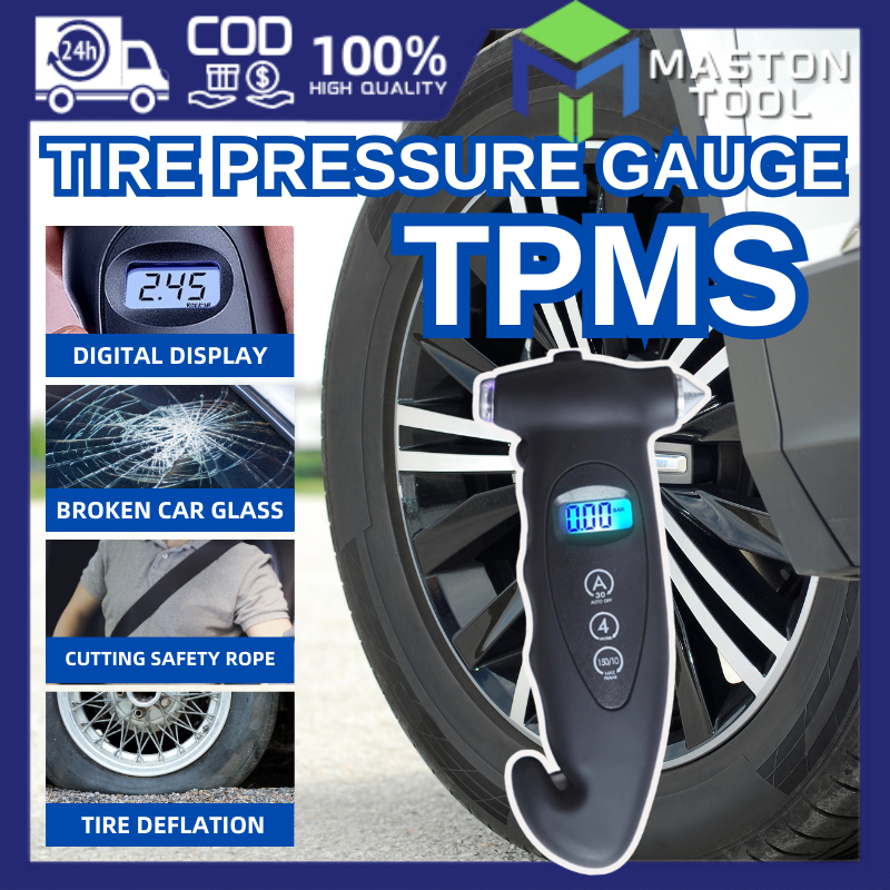 5-in-1 Tpms psi checker Digital Tire Pressure Gauge Mini car tire ...