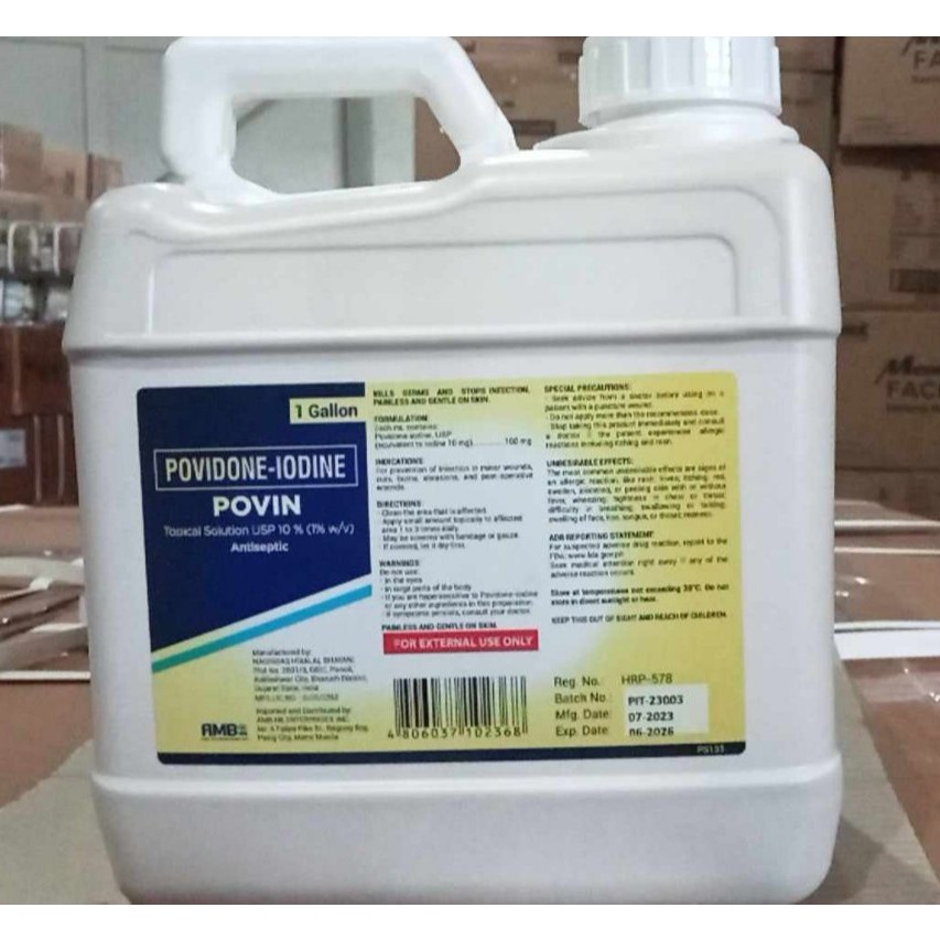 BETASOL / J.CHEMIE / MAXI-AID Povidone Iodine 10% (GALLON CHECKOUT ...