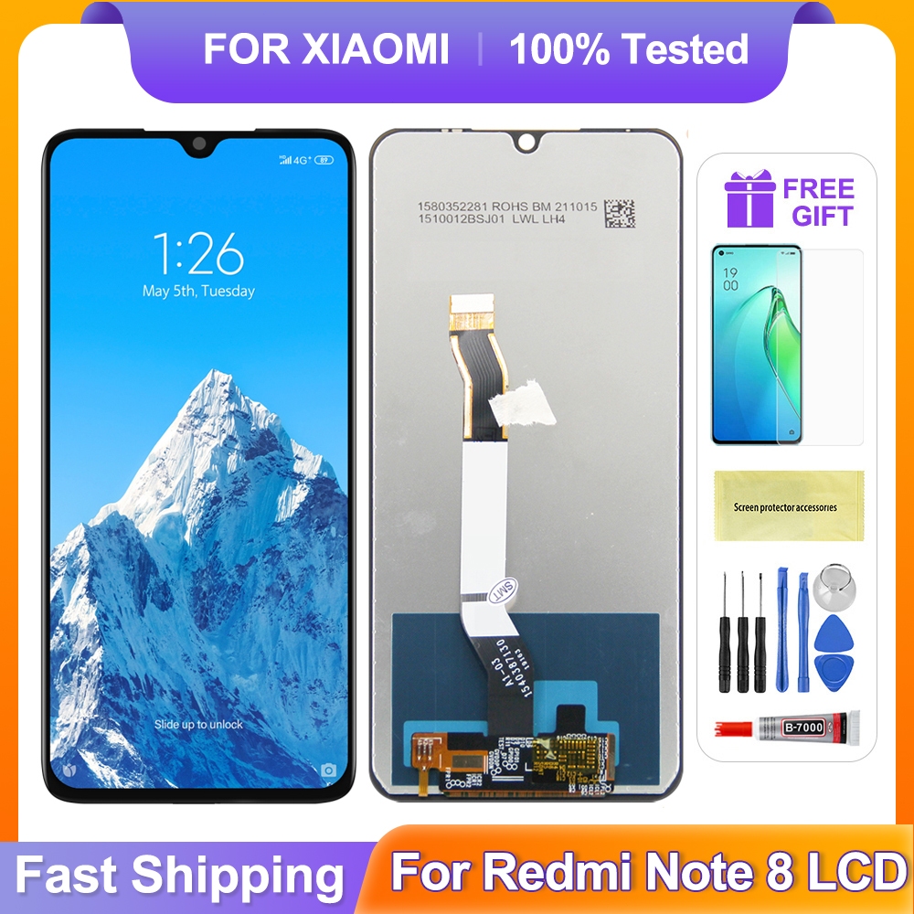 LCD with Frame For Redmi Note 8 / Note 8 Pro LCD Display Touch Screen ...