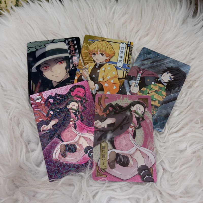 Demon Slayer Kimetsu No Yaiba Collectible Cards SET | Shopee Philippines