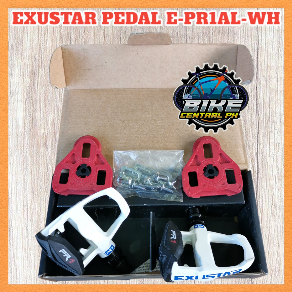 EXUSTAR ROAD PEDAL E-PR1AL-WH | Shopee Philippines