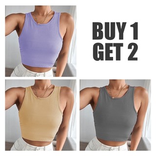 Buy 1 Take 2 (Total of 3) KILY.PH Racerback Sando Crop Top Basic ...