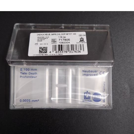 BLAUBRAND® Germany Hemocytometer Improved Neubauer Counting Chamber ...