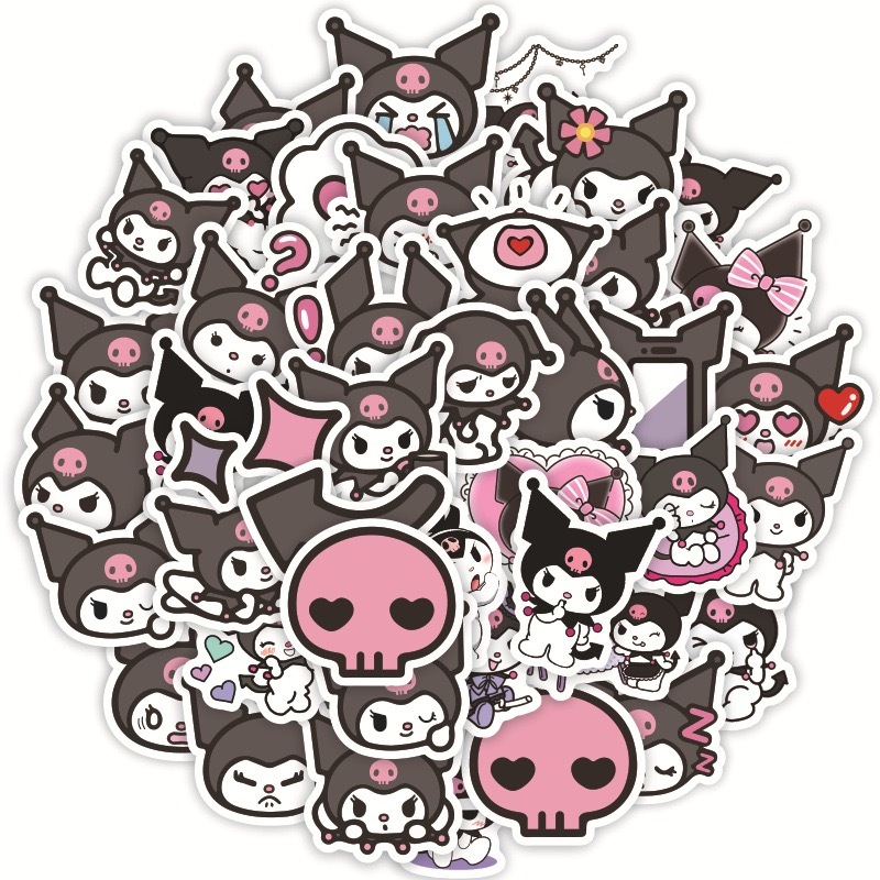 kuromi sanrio Character Stickers Anime DIY Fashion Mixed Doodle Decals ...