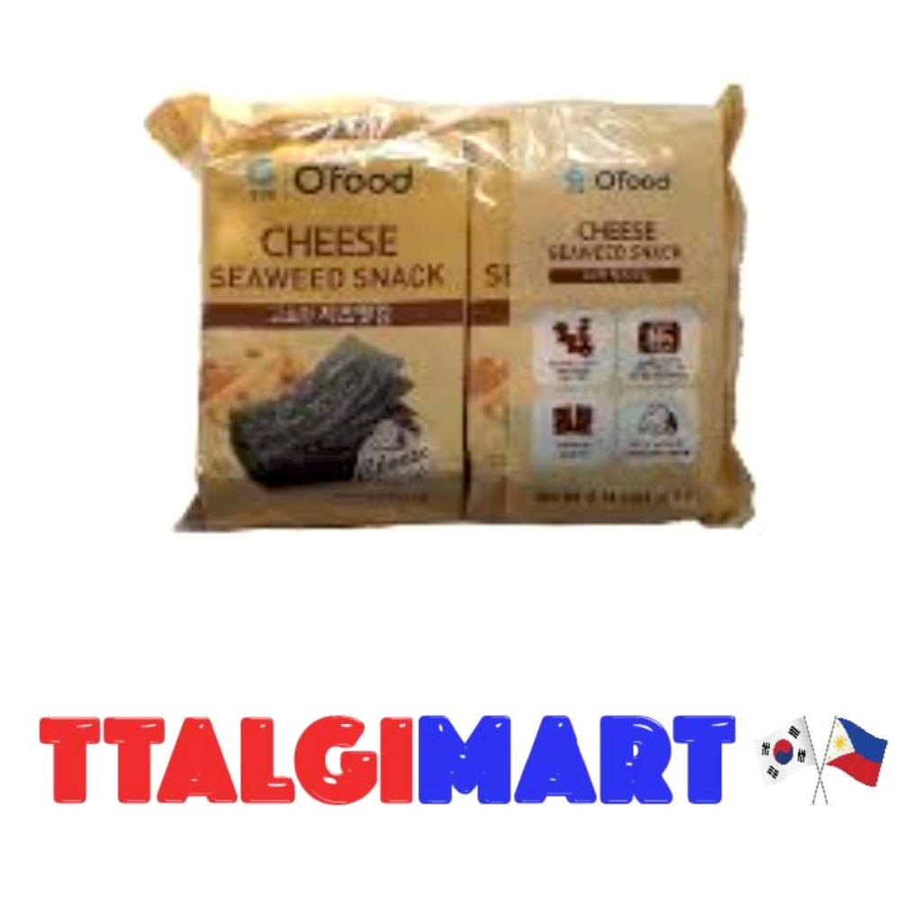 O'FOOD CHEESE SEAWEED SNACK 2 X 4G | Shopee Philippines