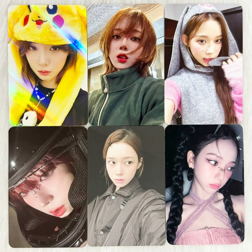 AESPA Drama POB Photocard Winter Pikachu and Helmet Set [ONHAND ...