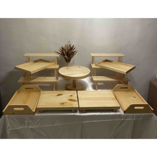 Grazing Table Wooden Set (9pcs)Equipment/Riser/Tray | Shopee Philippines
