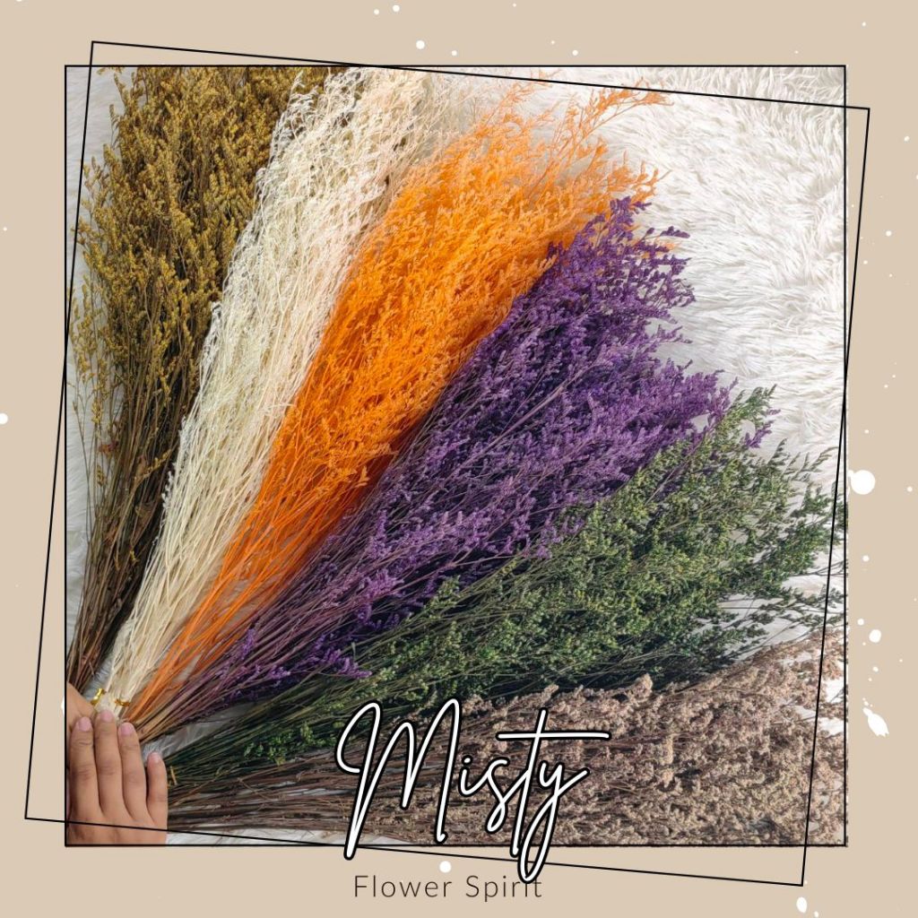 DRIED FLOWERS - Misty (Limonium) per bundle | Shopee Philippines