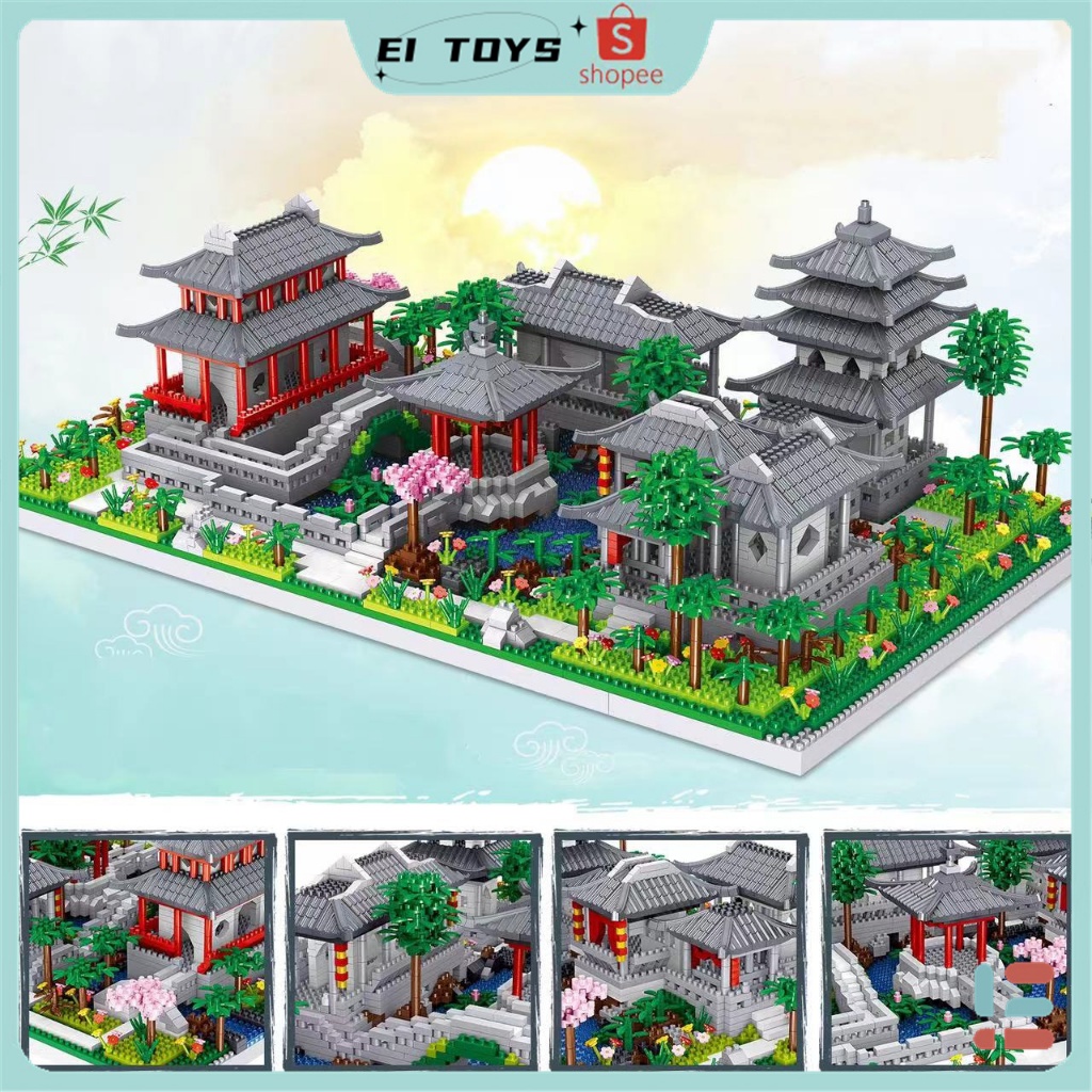 Chinese Building Blocks Suzhou Garden Series Nano Bricks woth ...