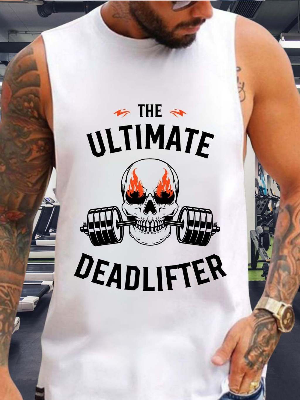 Gym Muscle Tee Sando Sleeves Graphic Design for Men Teens | Shopee ...