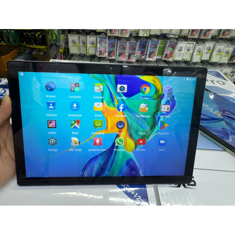 MXS tablet Spark pro 10.1 inches dual sim with jelly case and pen ...