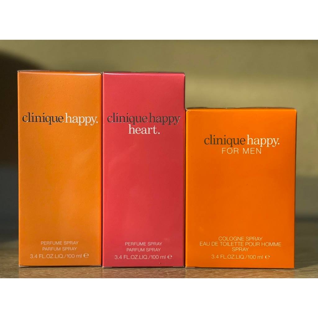 100% Authentic CLI^NI*QUE Happy/ Happy Heart 100ML EDP | Shopee Philippines