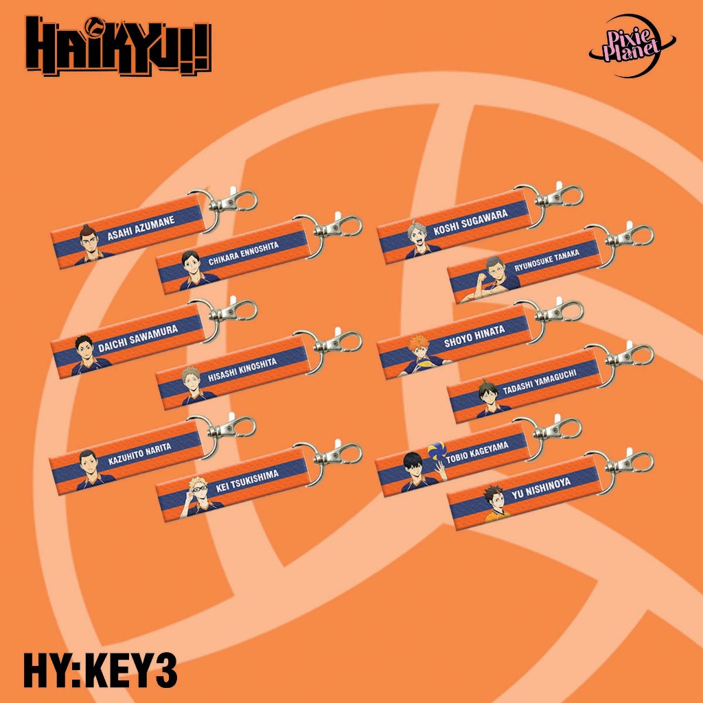 HAIKYU KEY HOLDER - KARASUNO (HY:KEY3) | Shopee Philippines