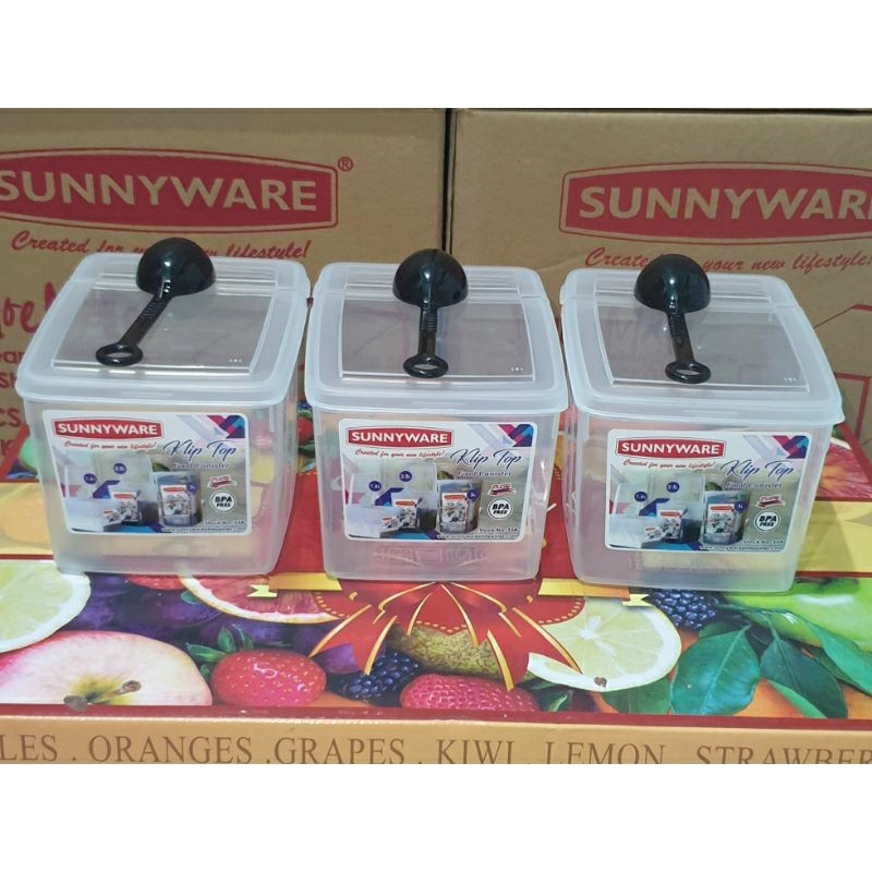 (SET OF 3) LARGE FOOD STORAGE CONTAINER CEREAL MILK TEA POWDER HALO ...